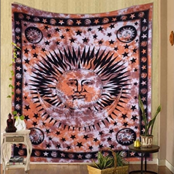 Wall Decor | Mandela Sun Moon Tapestry | Poshmark